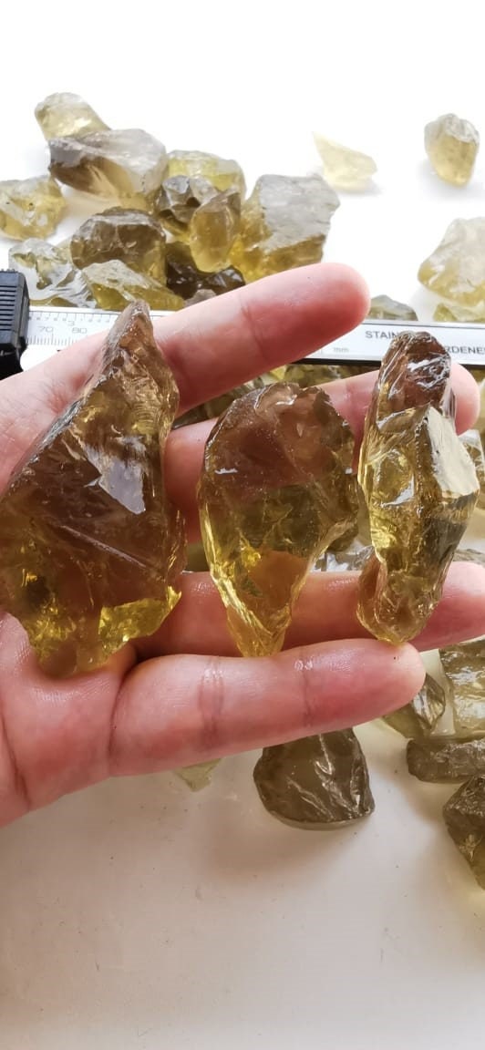 Quartzo Limão/amarelo/dourado 1000 Gramas Loupe Clean - Etsy