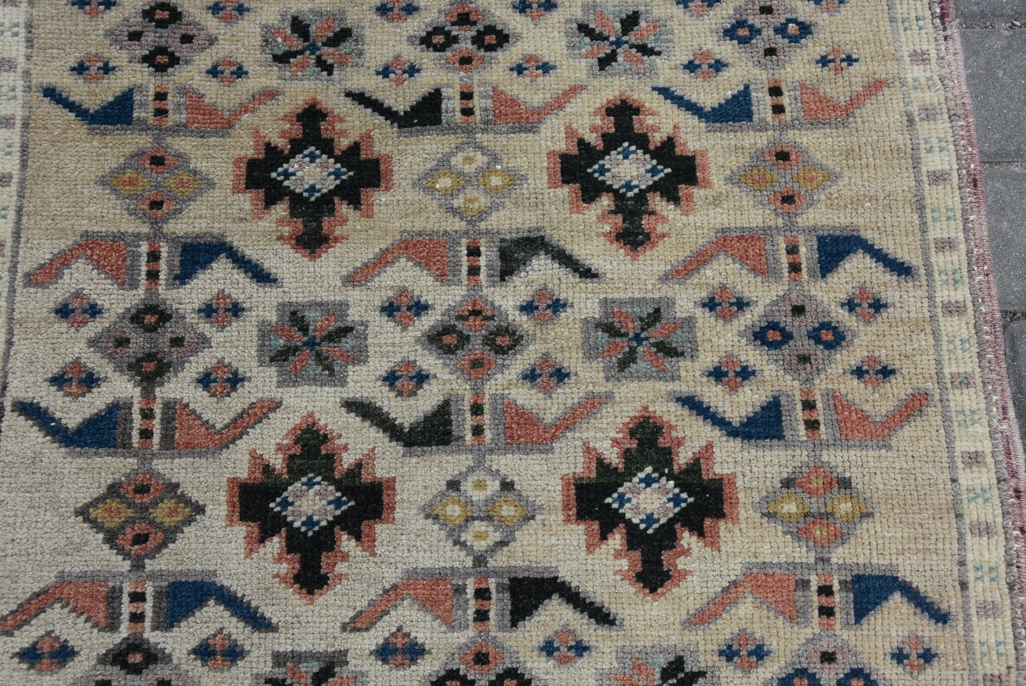 Handmade Turkish Door Mat Rug Vintage Accent Oushak Anatolian | Etsy