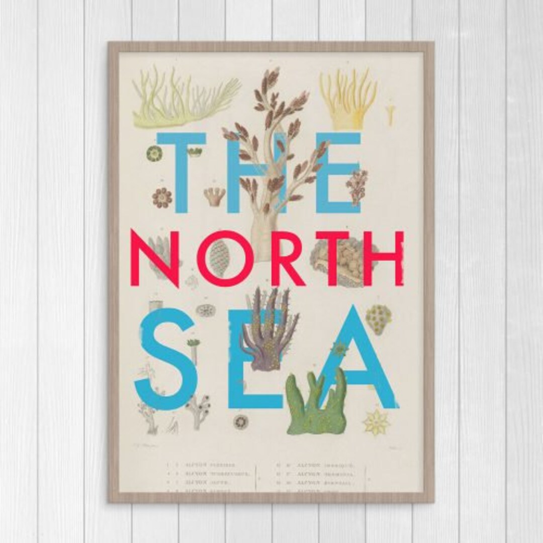 The North Sea Print - Etsy