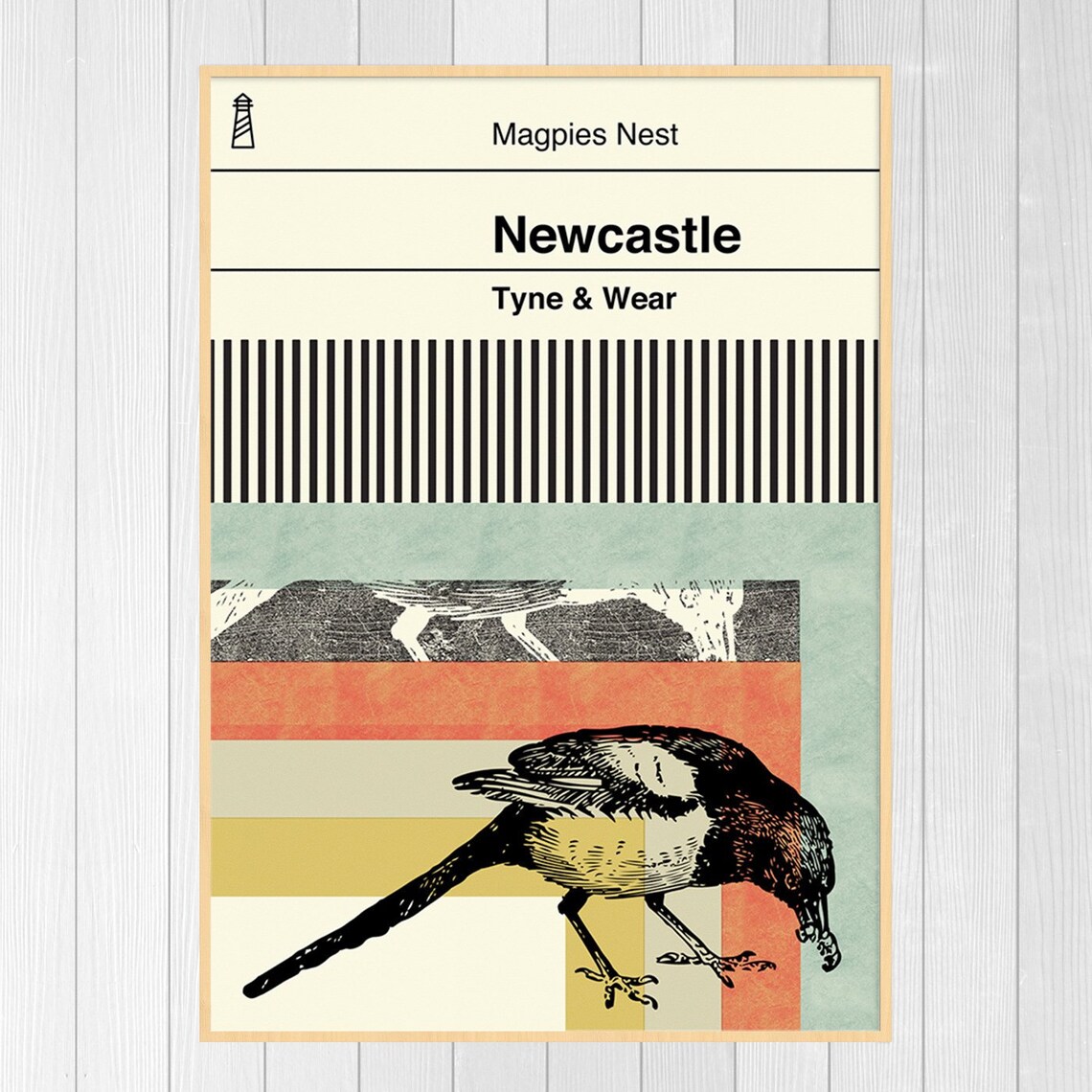 Newcastle Book Cover Print - Etsy