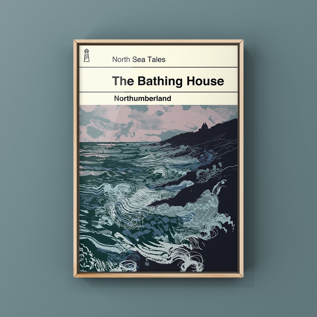 Bathing House Book Cover Print - Etsy