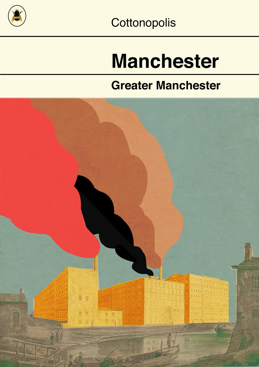 Manchester Book Cover Print - Etsy