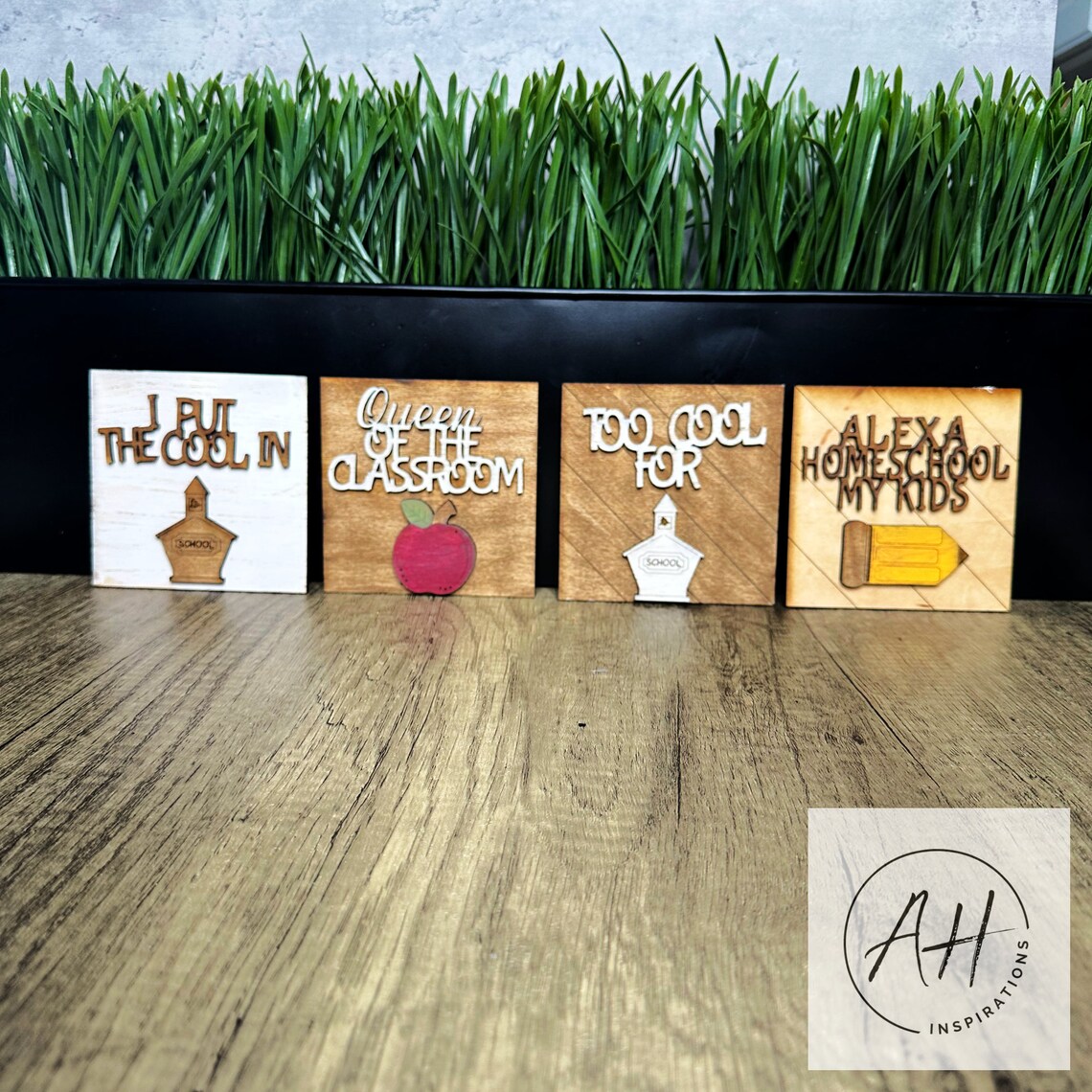 School Tiles Teacher Tiles School Signs Teacher Signs - Etsy