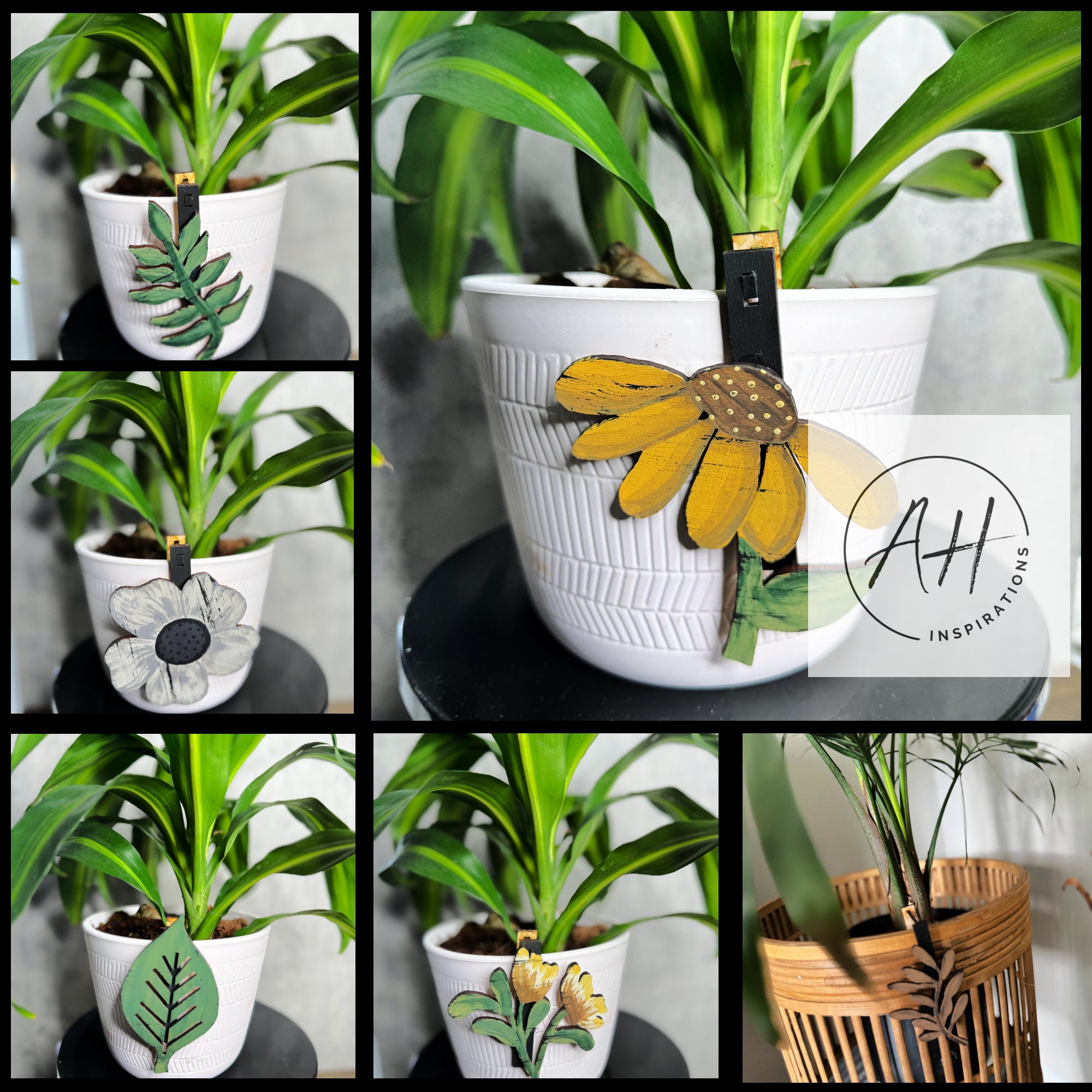 Decorative Hanging Pot Percher Cut File, Botanical Laser Pot Sitter SVG ...