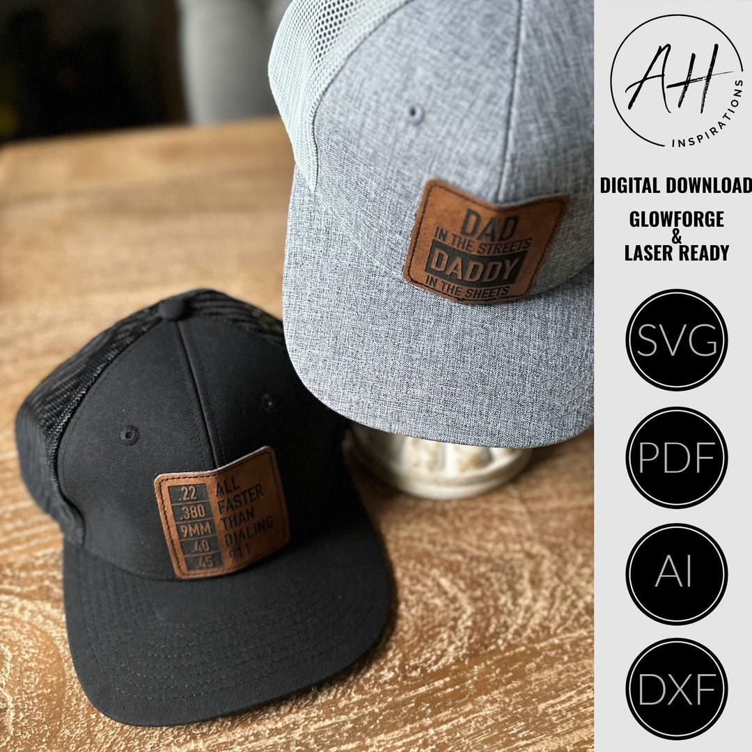 Hat Patch Engraves Funny Men's Engrave SVG Glowforge SVG Laser Engraves ...