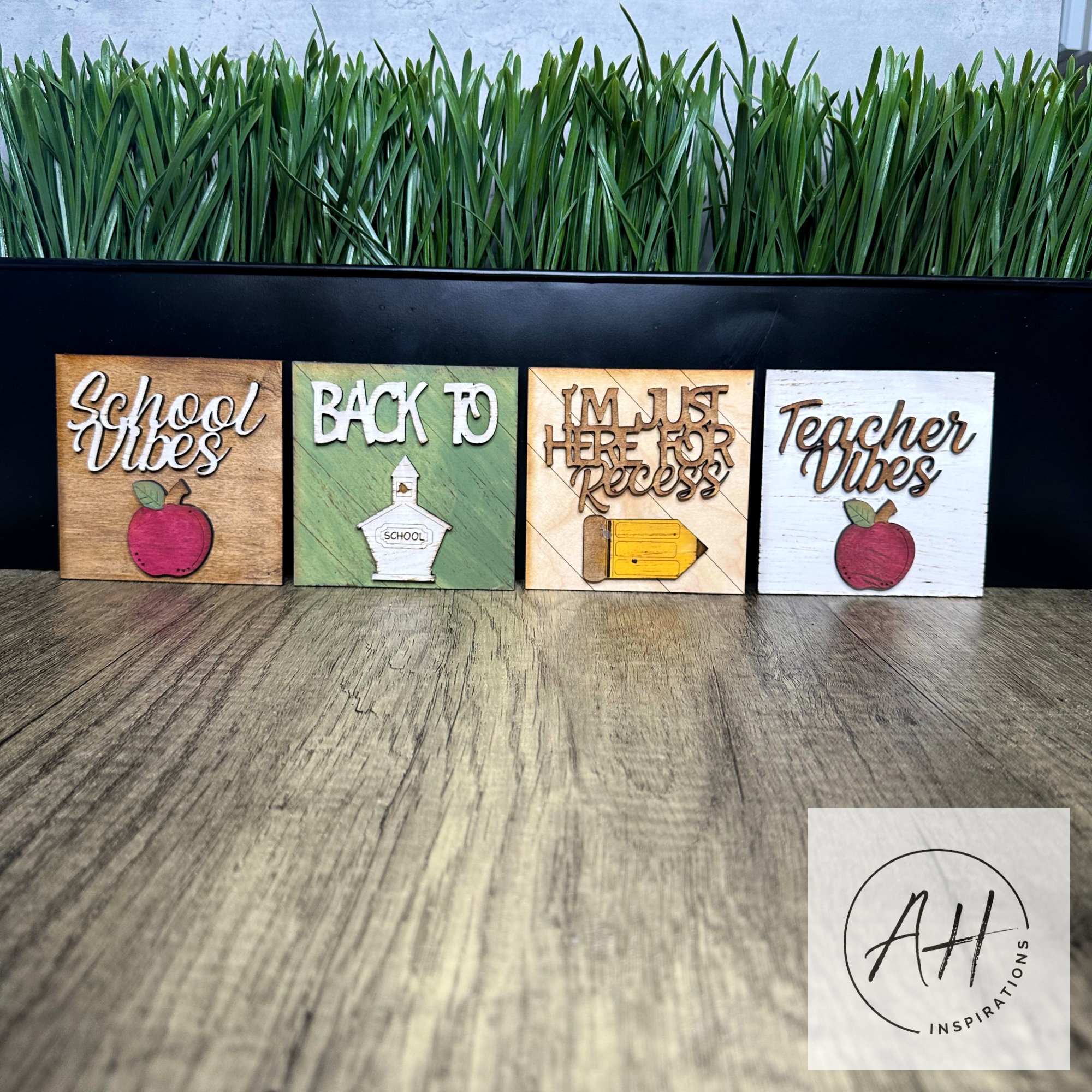 School Tiles Teacher Tiles School Signs Teacher Signs - Etsy