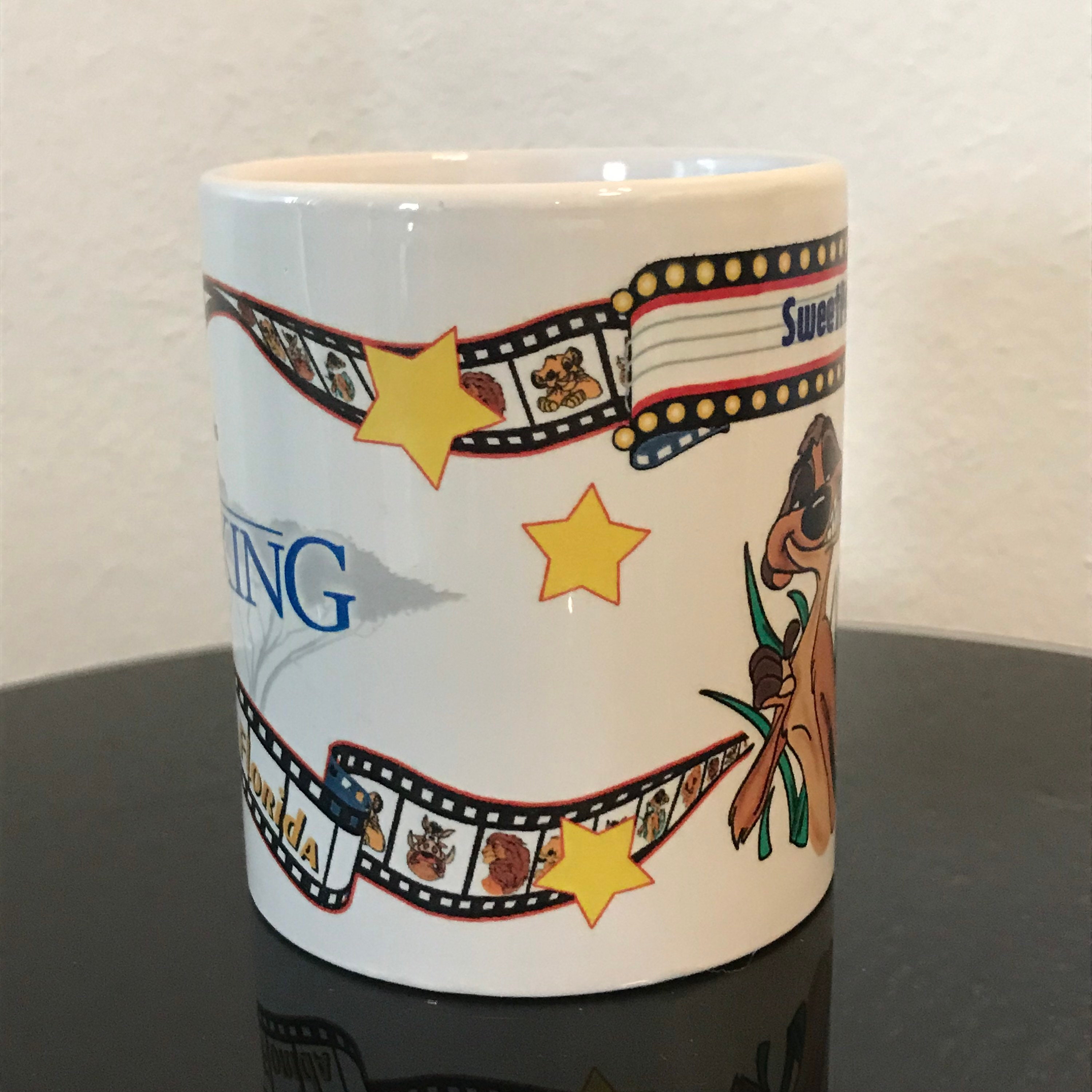VTG Rare Disney the Lion King Timon Sweet Pea Mug - Etsy