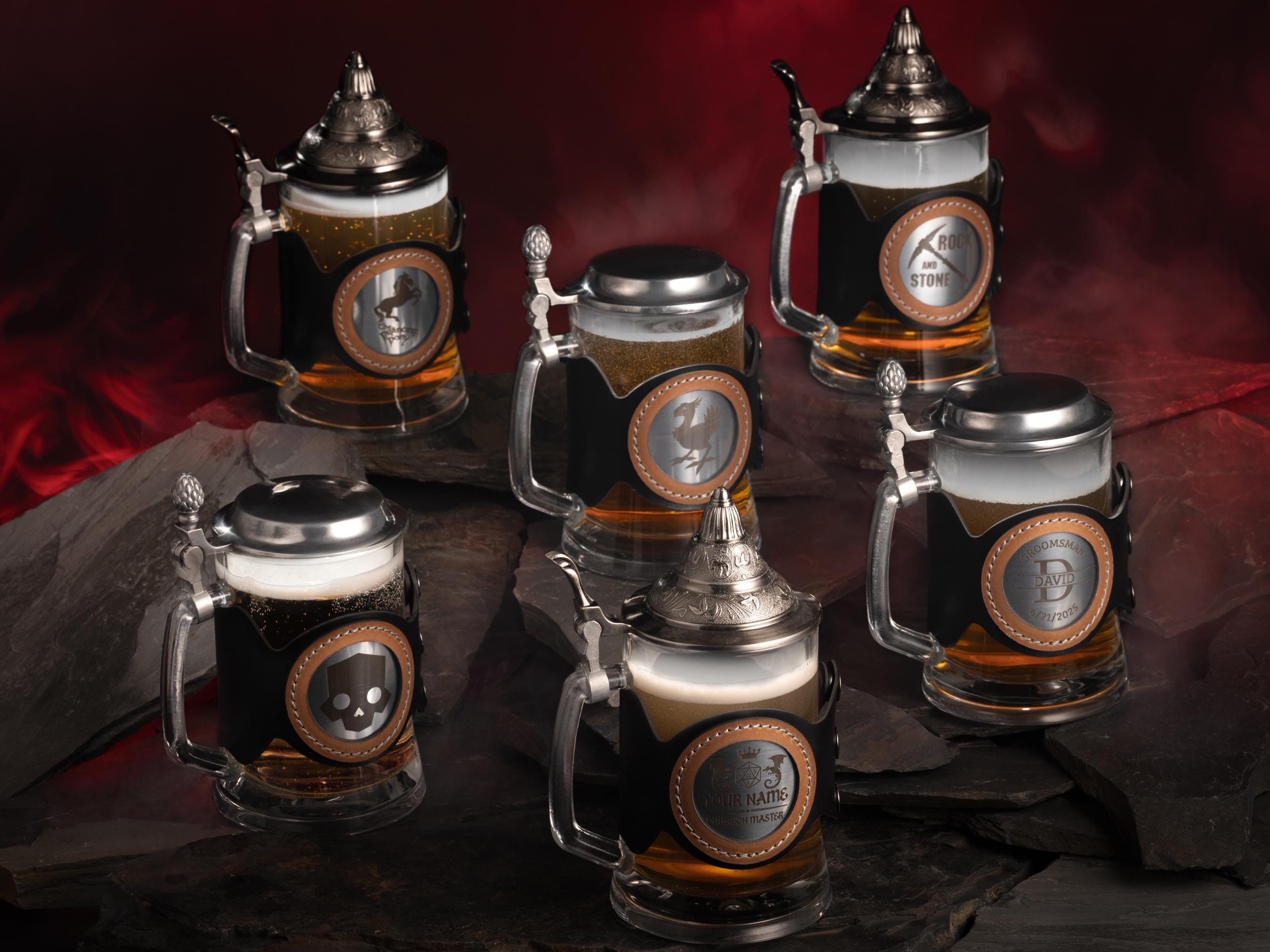 Dungeon Master Beer Mug With Lid, Dungeons and Dragons, Dnd ...