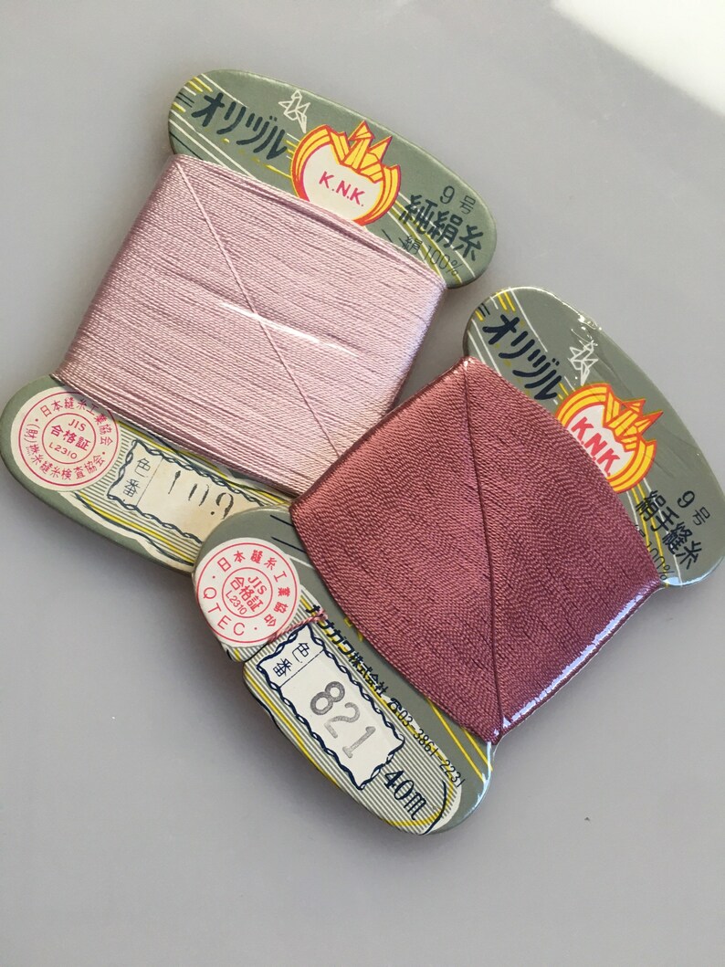 ORIZURU 100% Silk Thread 25-color Silk Hand Sewing Thread | Etsy