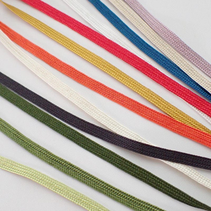 Japanese Silk Flat Cord - Etsy