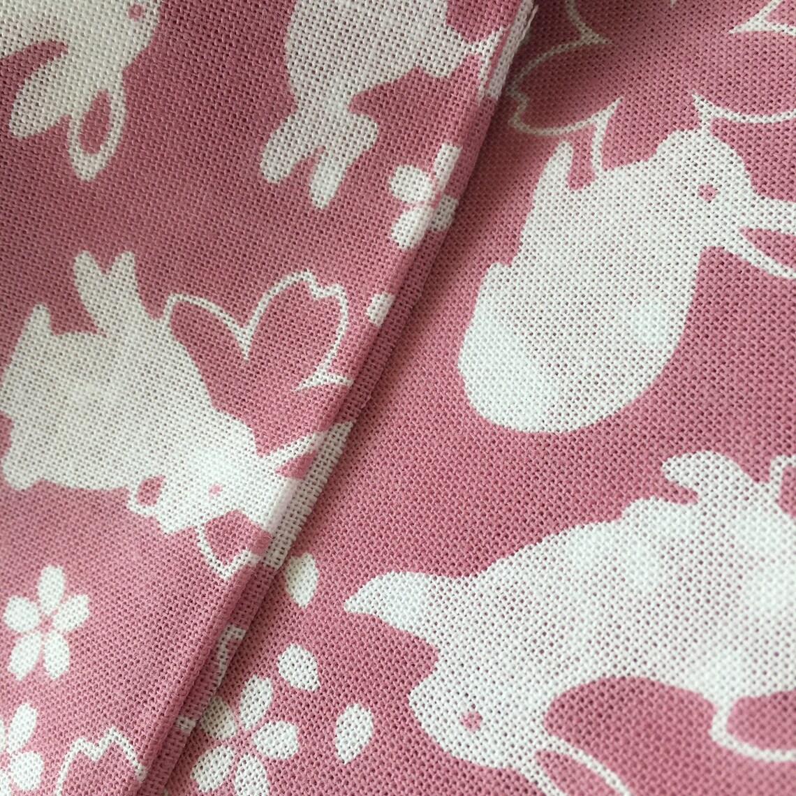 Japanese Tenugui Towel Traditional Pattern rabbit and - Etsy