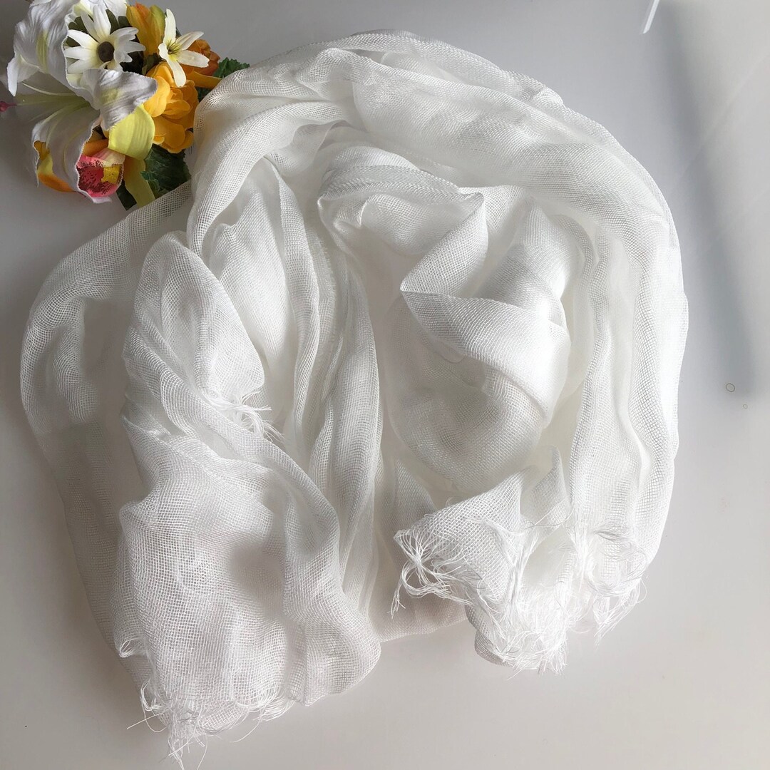 Japanese Cotton Mosquito Net Stole for Dye 200cm X 120cm / - Etsy