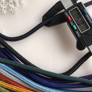 Silk Round Braided Cord Kumihimo 5mm 100cm Japanese Silk Cord "kara ...