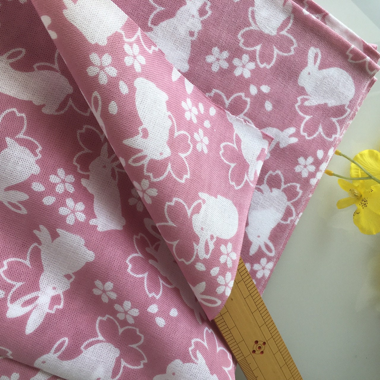 Japanese Tenugui Towel Traditional Pattern rabbit and - Etsy