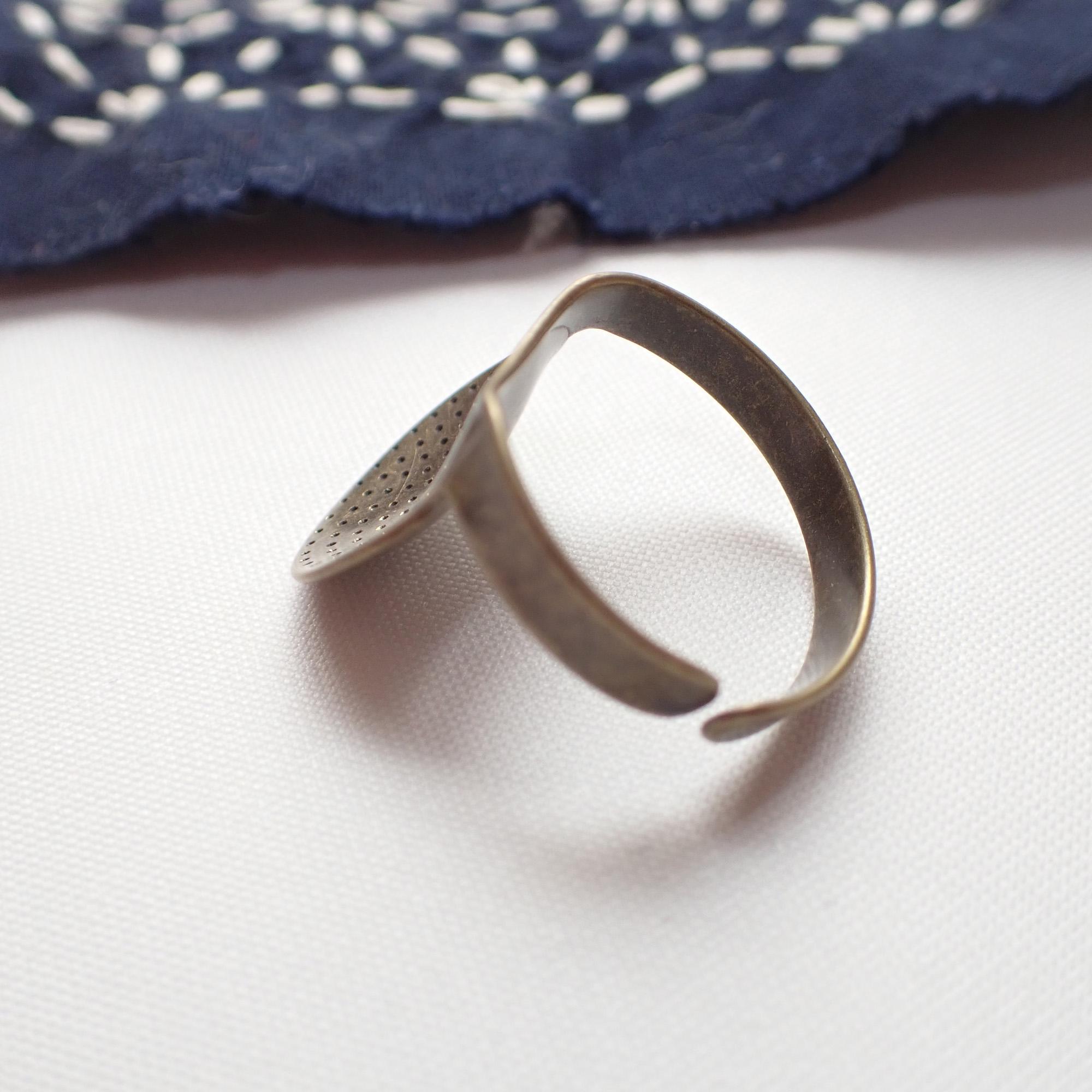 Metal Thimble for Long Japanese Needle 1pc /adjustable Palm Thimble for ...
