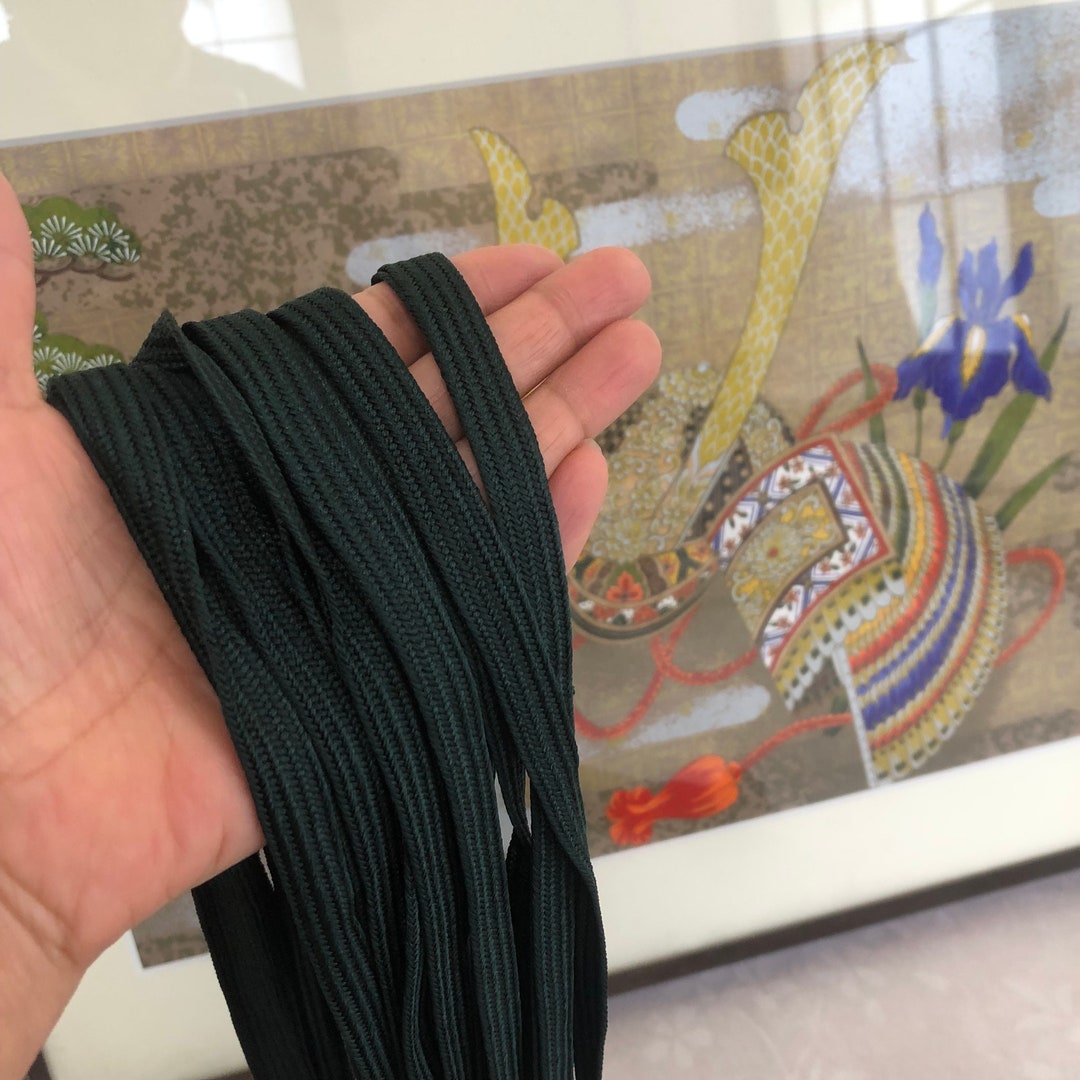 Silk Odoshi Ito 12mm or 10mm / 10m Samurai Armor Silk Lacing Yarn/bl5 ...