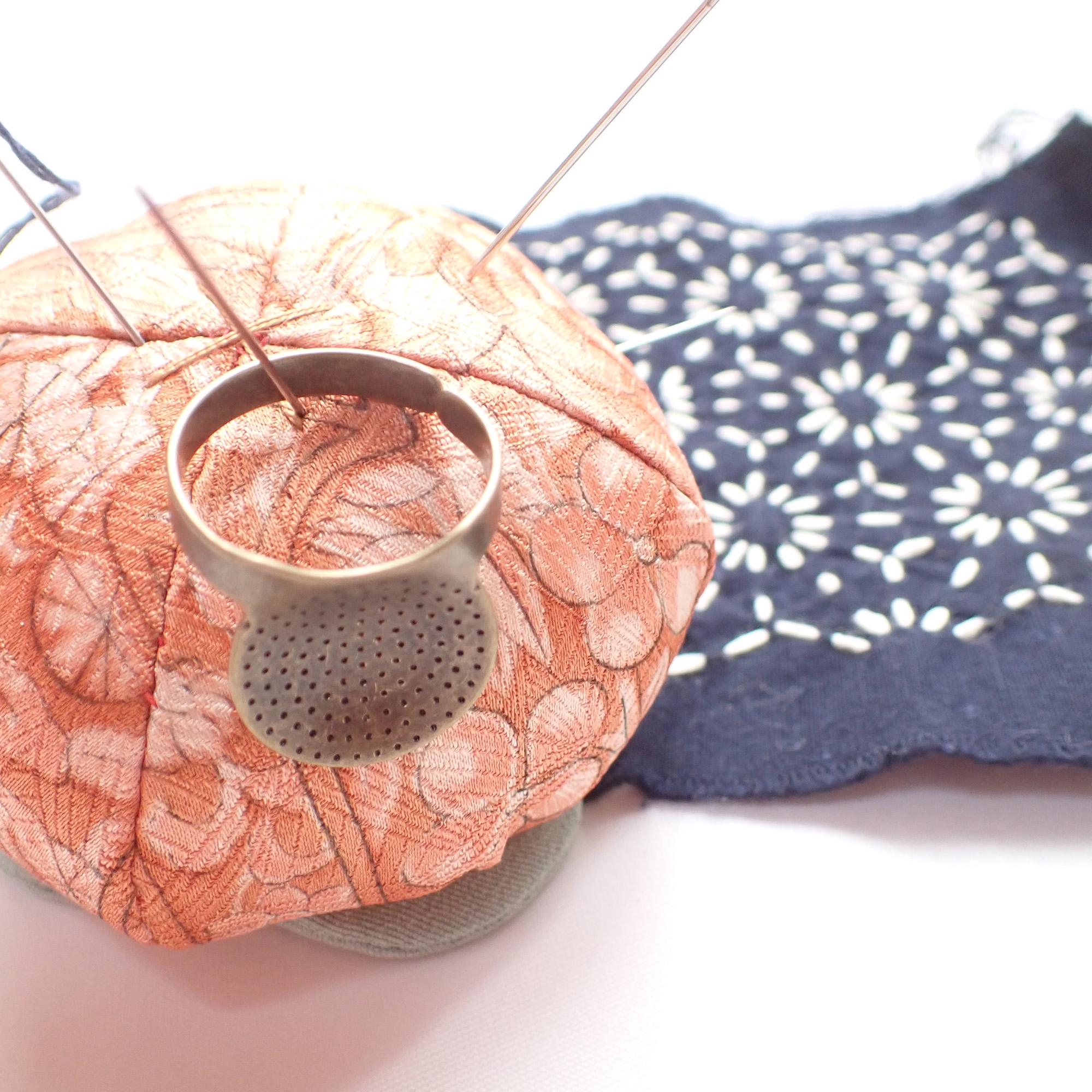 Metal Thimble for Long Japanese Needle 1pc /adjustable Palm Thimble for ...