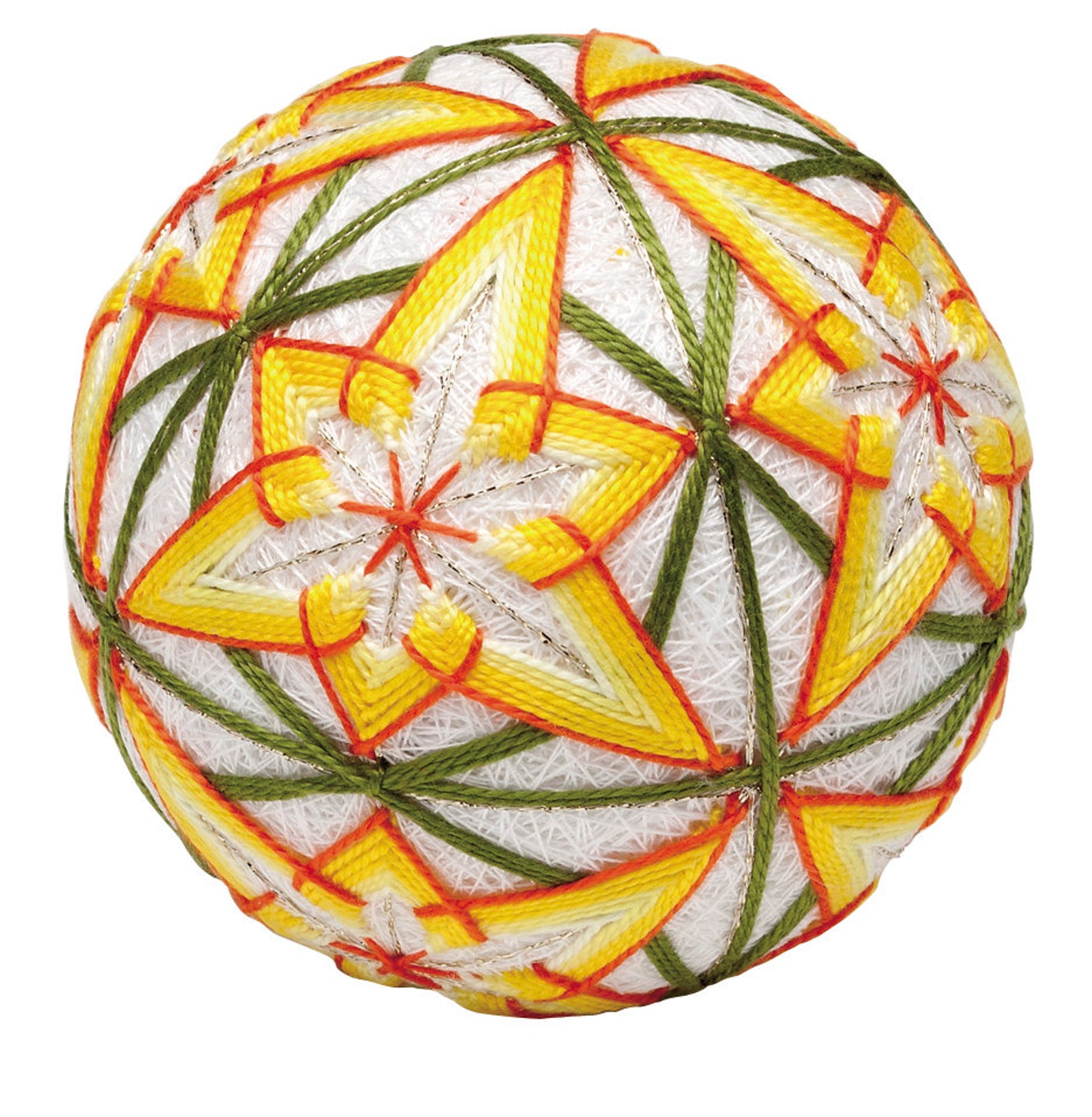 Olympus Temari Kit Japanese Embroidered Thread Ball: Narcissus - Etsy