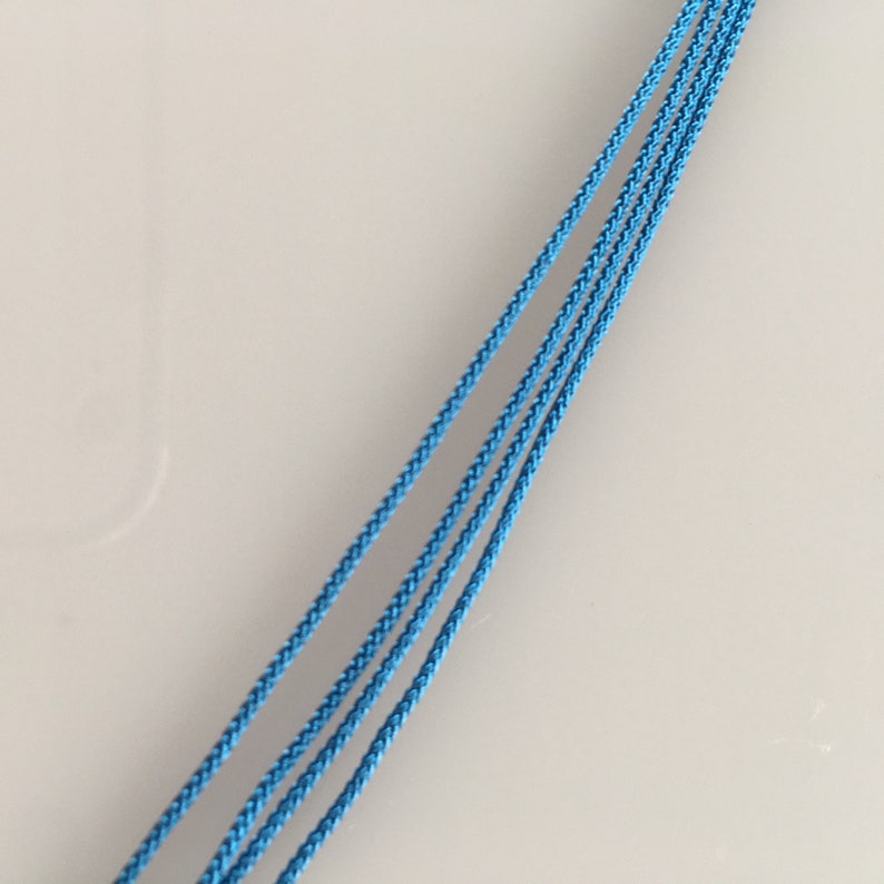 Seide rund geflochtene Kordel Kumihimo 1mm japanische | Etsy
