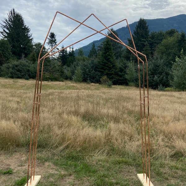 Copper Wedding Arch - Etsy