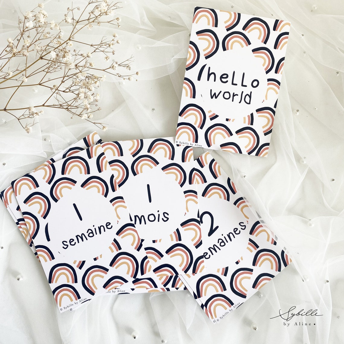 Milestone Cards, Birth Milestone Cards, Baby Milestone Cards, Mixed ...