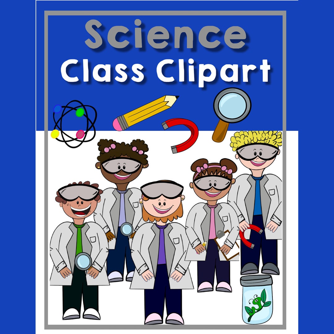 Science Classroom Clipart - Digital PNG Download - Etsy