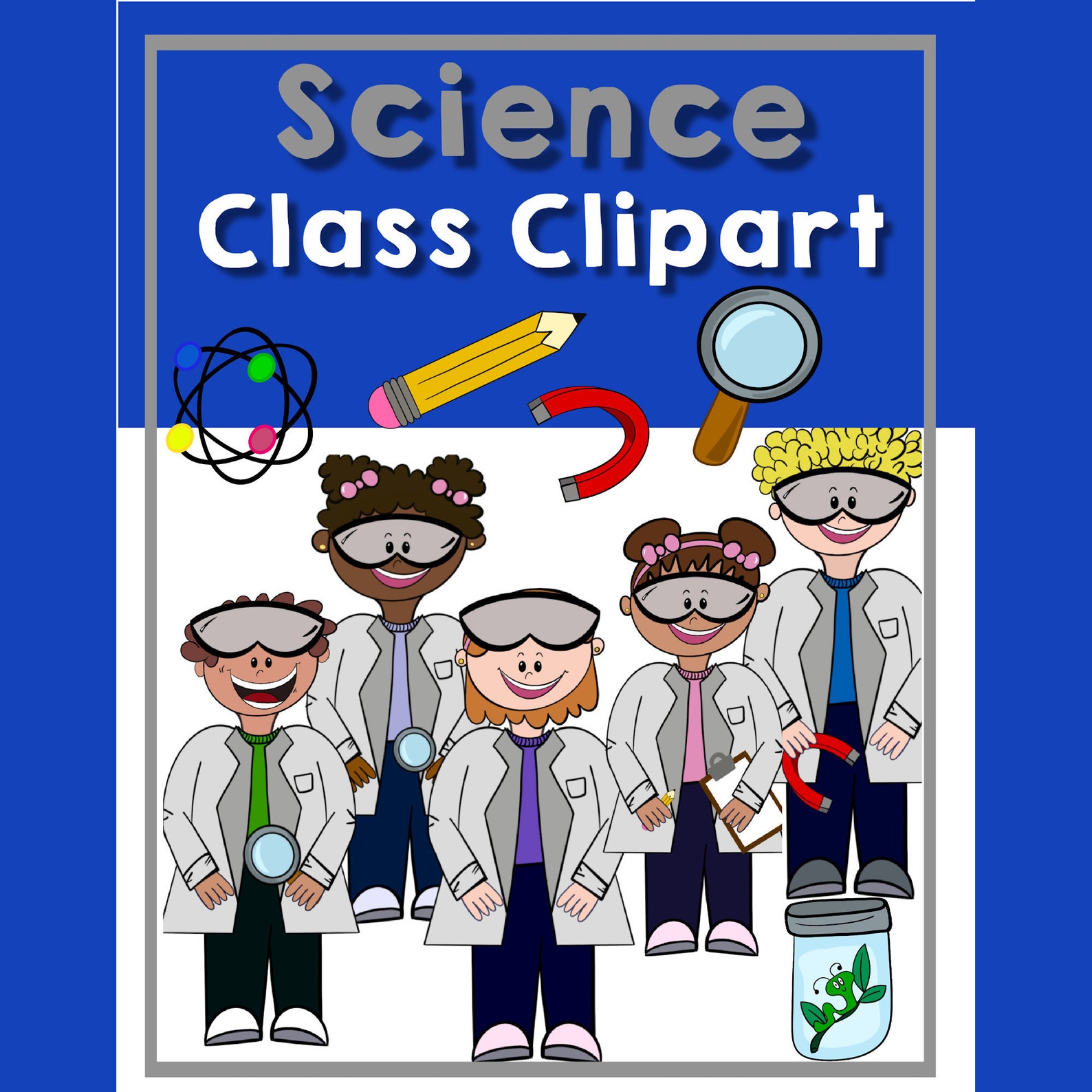 Science Classroom Clipart Digital PNG Download - Etsy
