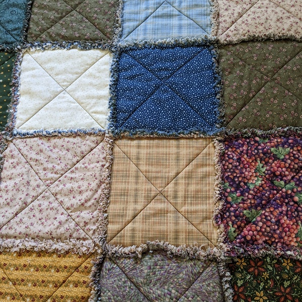 Fall Patchwork Quilt - Etsy