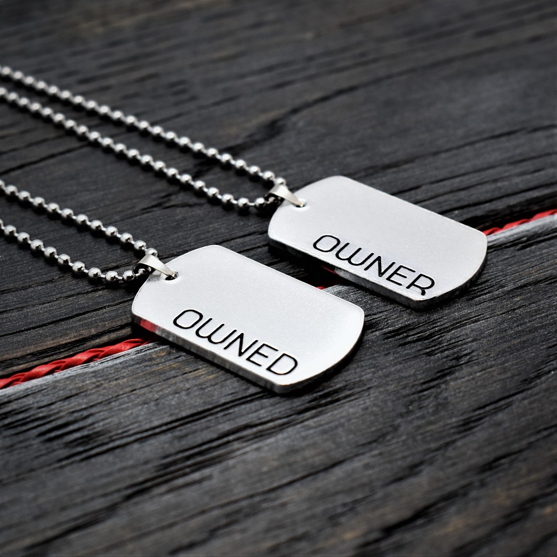 Owner and Owned Necklace Set BDSM Submissive DDGL | Etsy