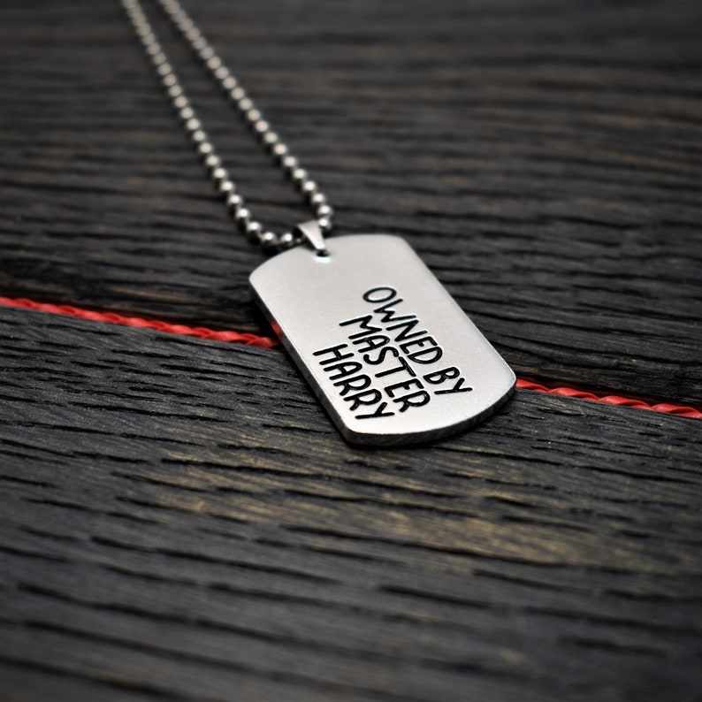 Owned by Master Personalised Necklace BDSM Mistress - Etsy