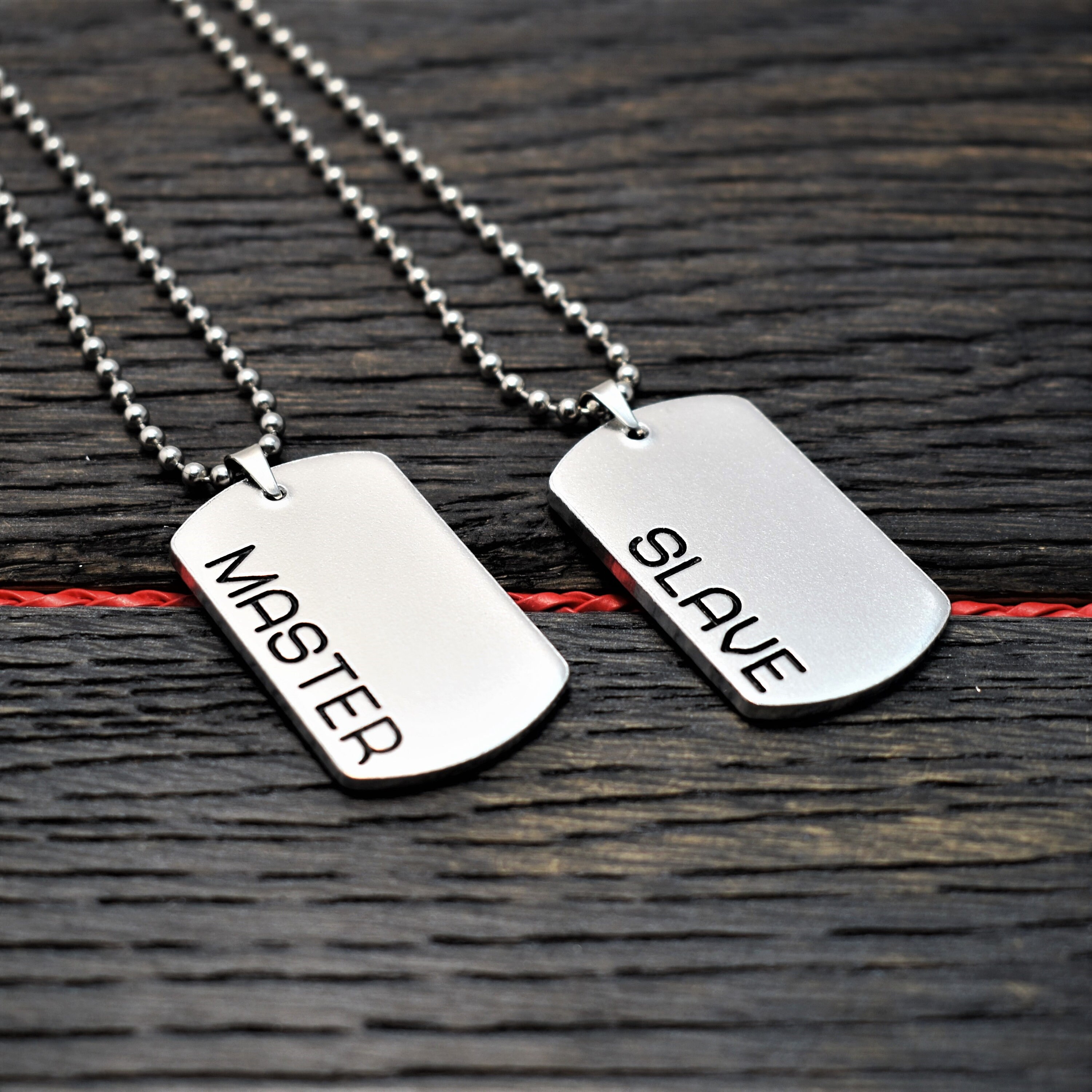 Master and Slave Necklace Set BDSM Submissive DDGL | Etsy UK