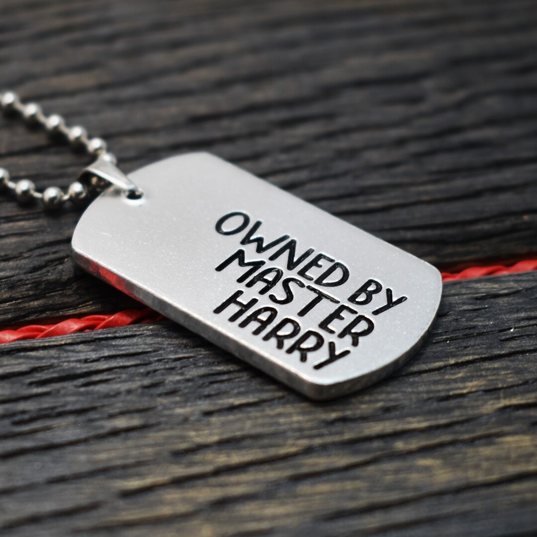Owned by Master Personalised Necklace BDSM Mistress - Etsy
