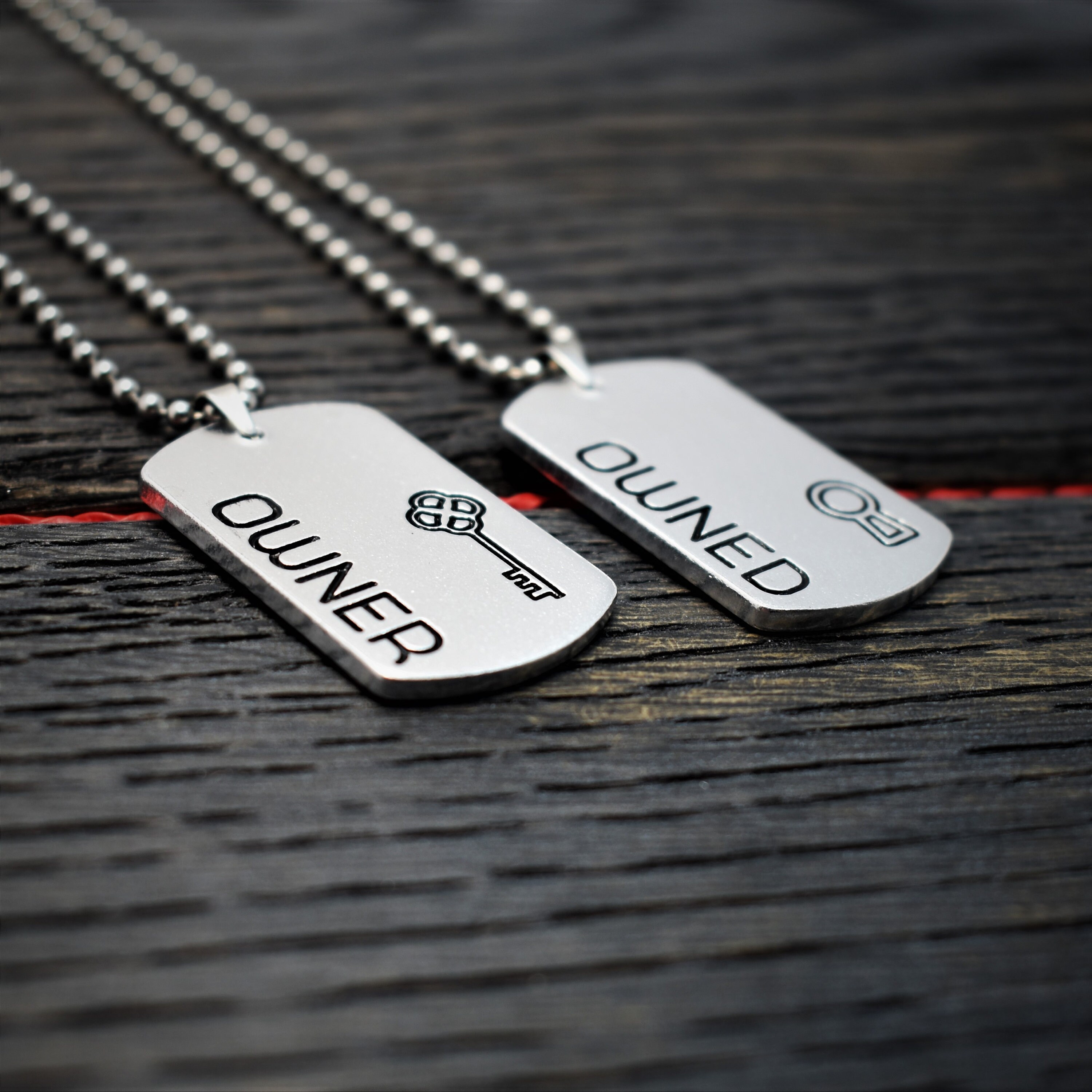 Owner and Owned Necklace Set BDSM Submissive DDGL - Etsy