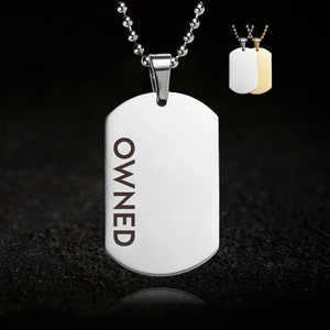 Owner and Owned Necklace Set, BDSM, Submissive, DDGL - Etsy