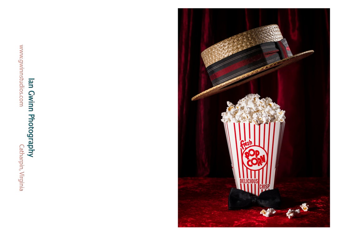 Popcorn and Hat - Etsy