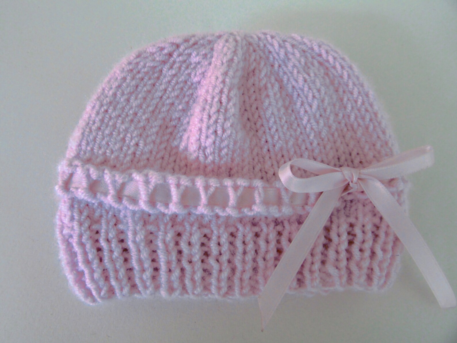 Pdf Baby Knitting Pattern Premature to 1 Year Old Babys Girls Beanie ...