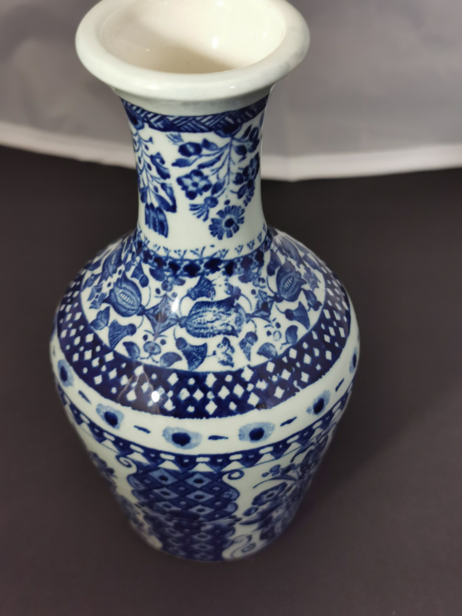 Rare DELFT BLUE Vase * Made by Royal Sphinx, Petrus Regout, Maastricht ...