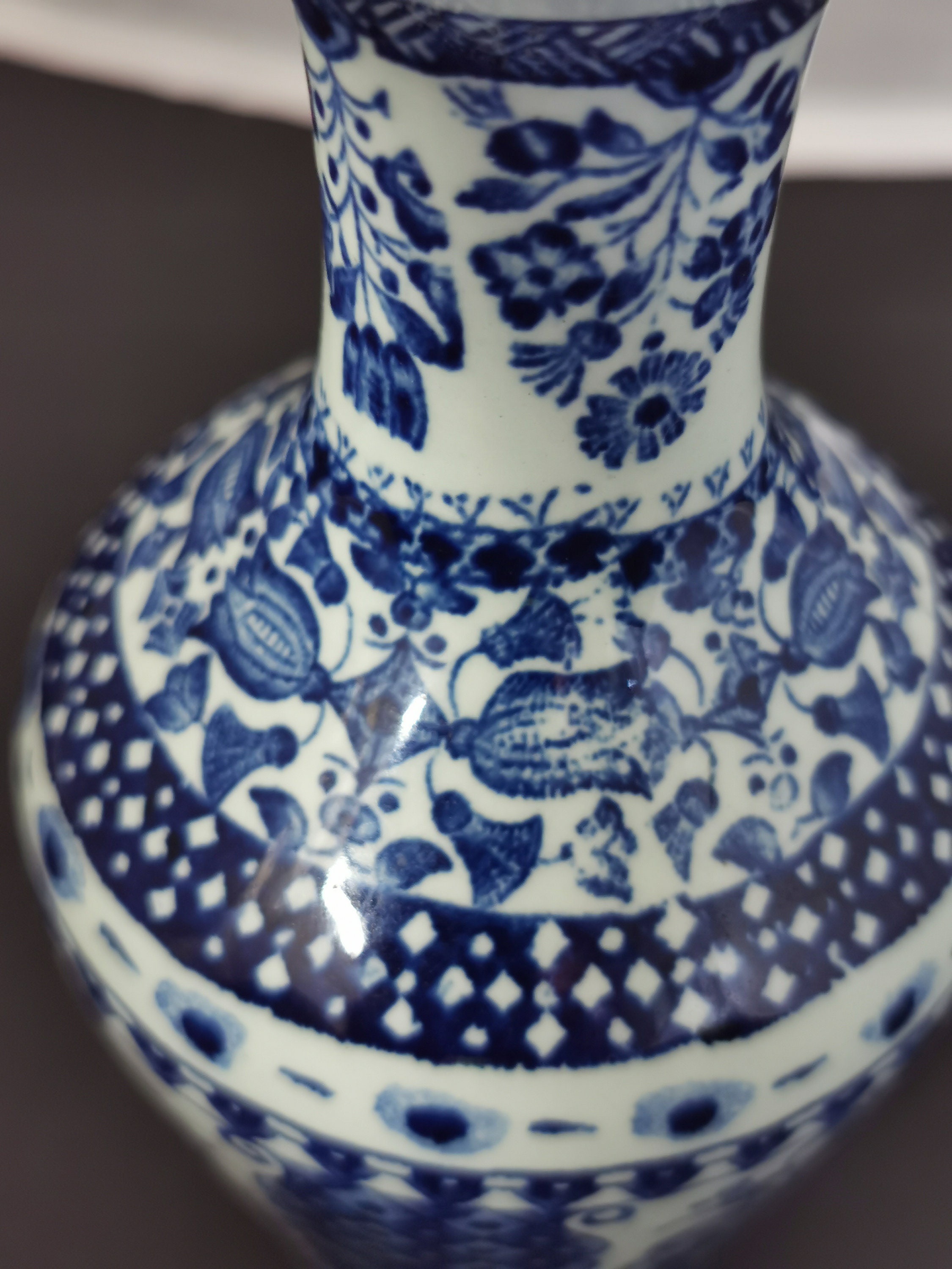 Rare DELFT BLUE Vase * Made by Royal Sphinx, Petrus Regout, Maastricht ...