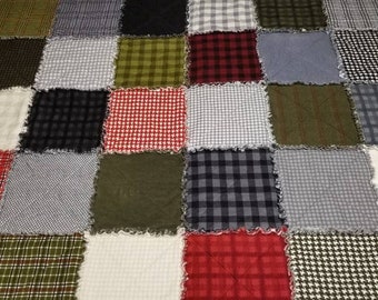 Flannel Rag Quilt - Etsy