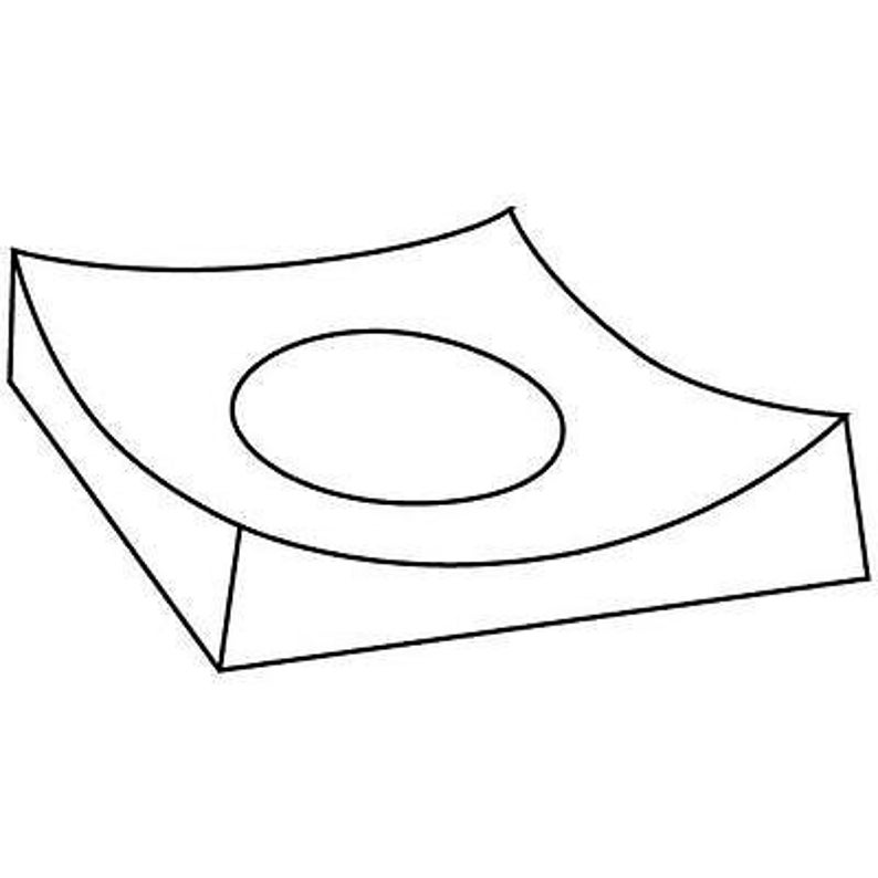 Plate Dish Slumping Mold Bullseye Square Glass Slumper 6.1 - Etsy