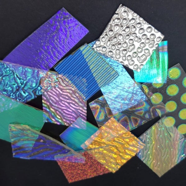 Dichroic Glass Scrap - Etsy Dichroic Glass Scrap - Etsy