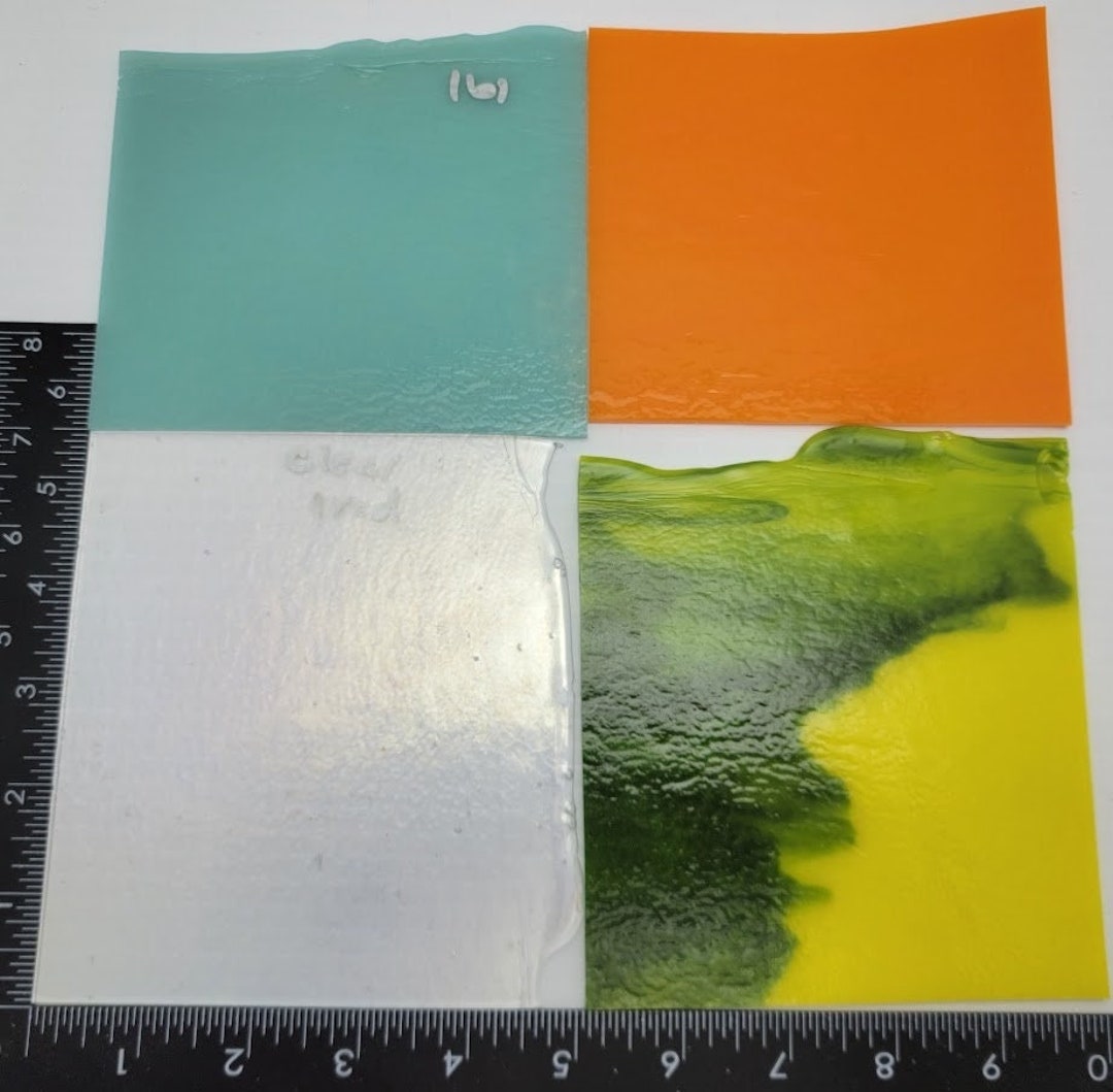 Bullseye 90 COE Premium Scrap Glass Pack One Pound Plus - Etsy