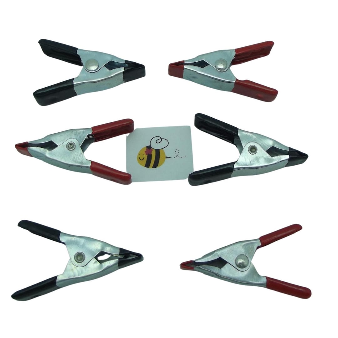 2" BONDING CLIPS Clamps Hold Projects for Gluing Set of Six Spring ...