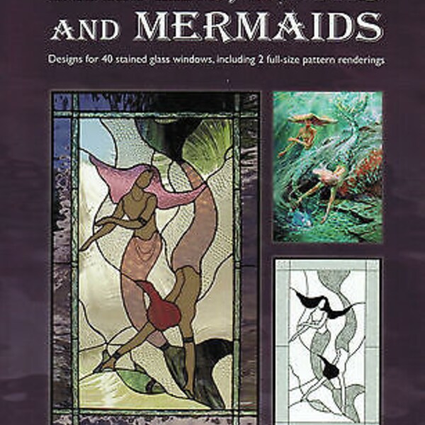 Stained Glass Mermaid Patterns - Etsy