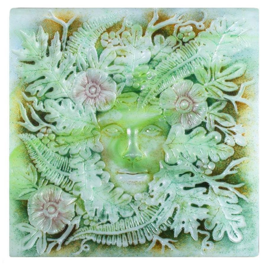 Glass Art Glass Fusing Woman In the Woods CREATIVE PARADISE Glass Kiln ...