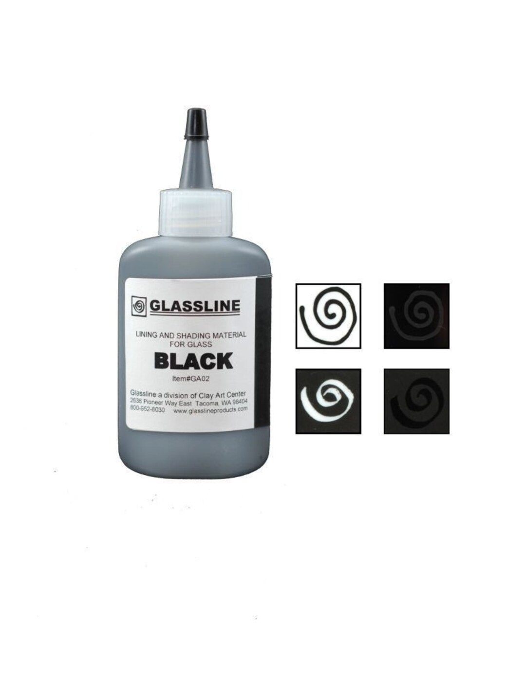 Black Glassline Pen 2 Oz Bottle Paint Glass Line Material Fusing - Etsy