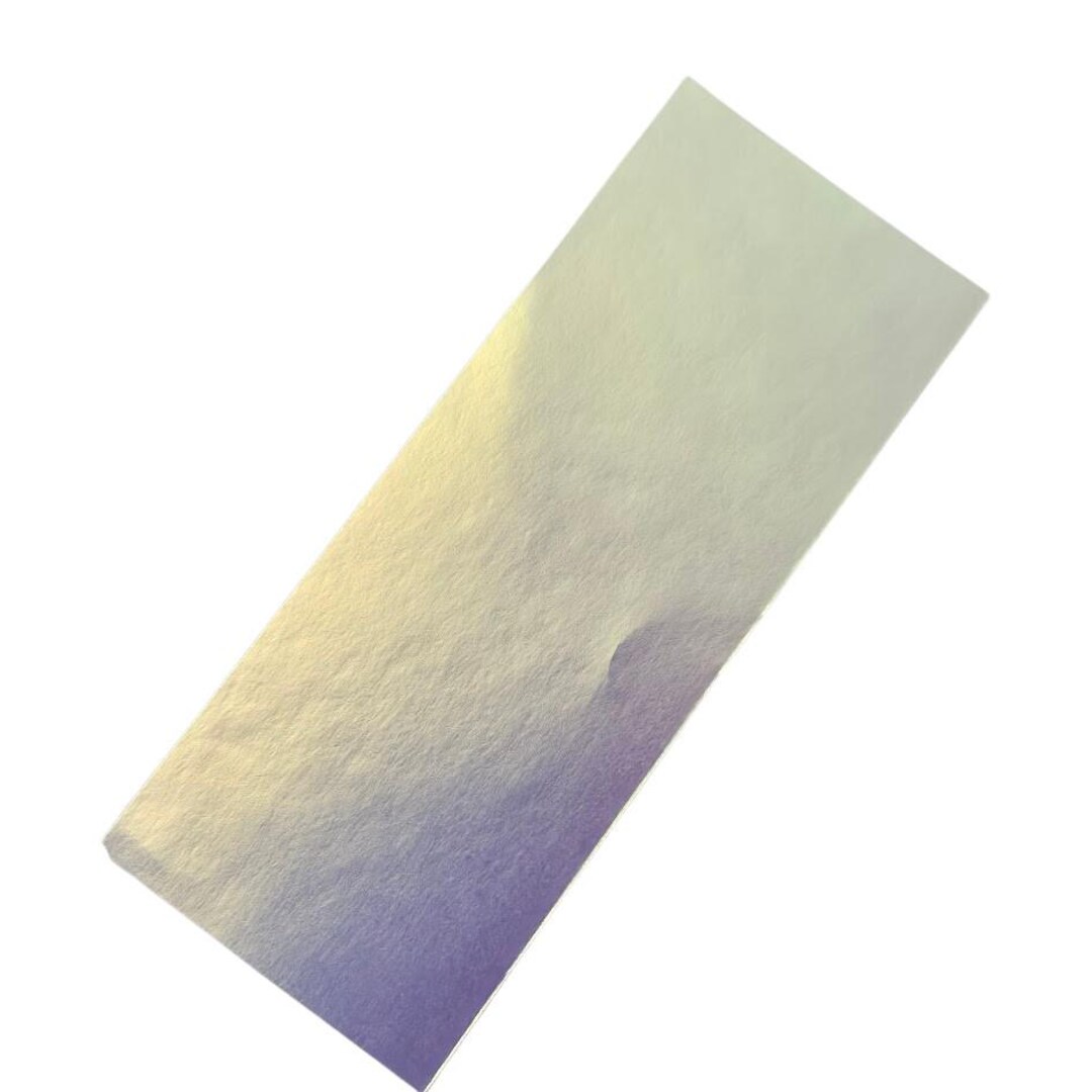 FULL Sheet Dichro Slide Dichroic Coated Paper Blue Gold 3.2 X 8" Works ...