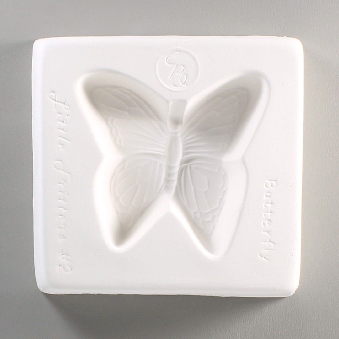 Detailed Butterfly Frit Casting Mold Little Fritters 2 Glass Fusing ...