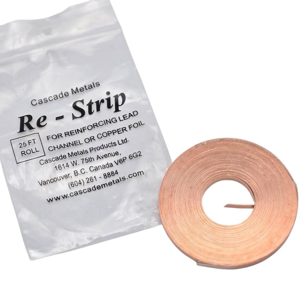 RESTRIP Re Strip for Reinforcing Lead Channel or Copper Foil 25 ...