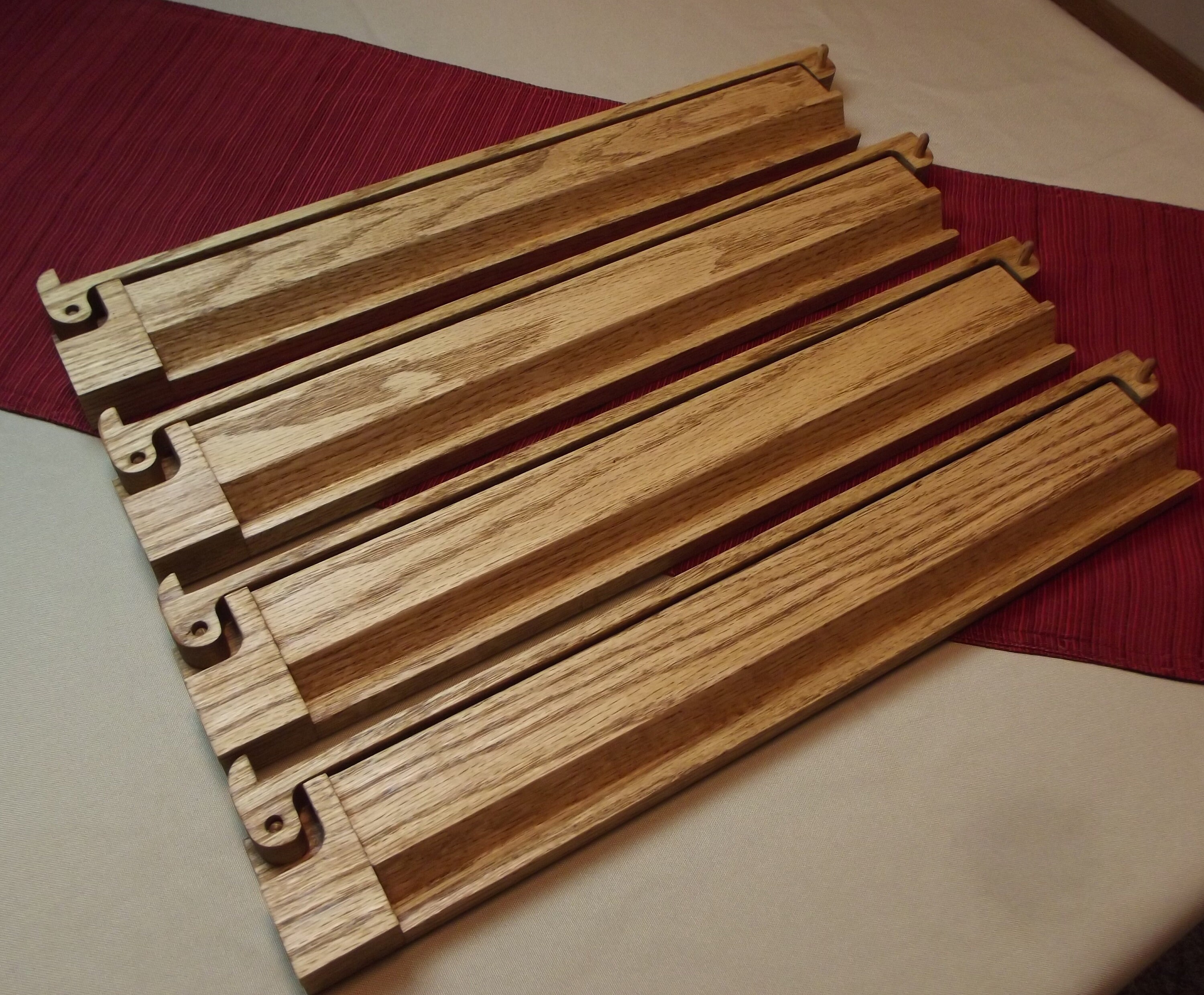 Handcrafted Solid Oak Mahjong Racks By JACK'S RACKS | Etsy